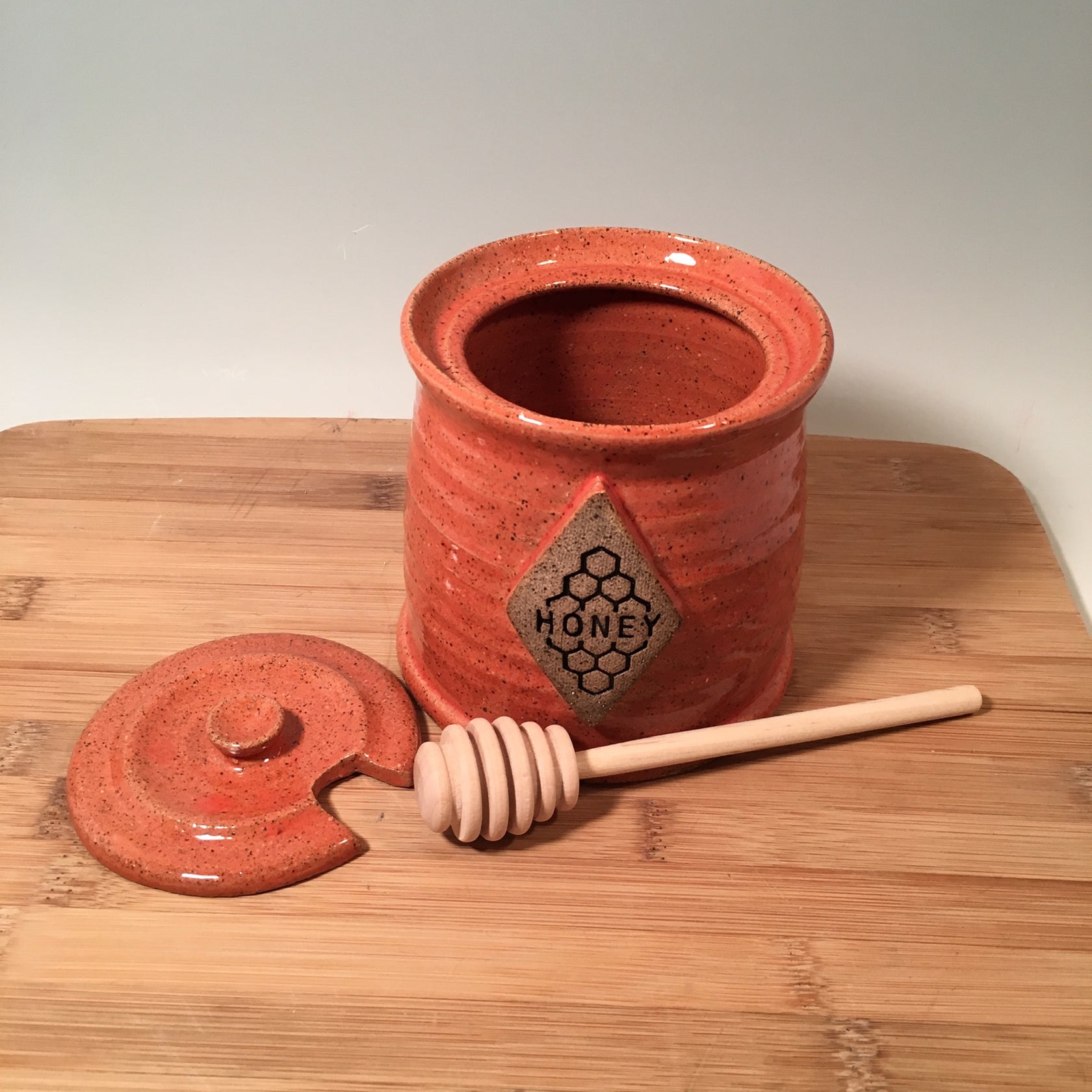 Honey Pot / honey storage jar – Fatty Frog Pots Handmade Pottery